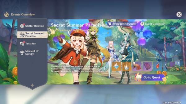 Genshin Impact | Secret Summer Paradise Guide